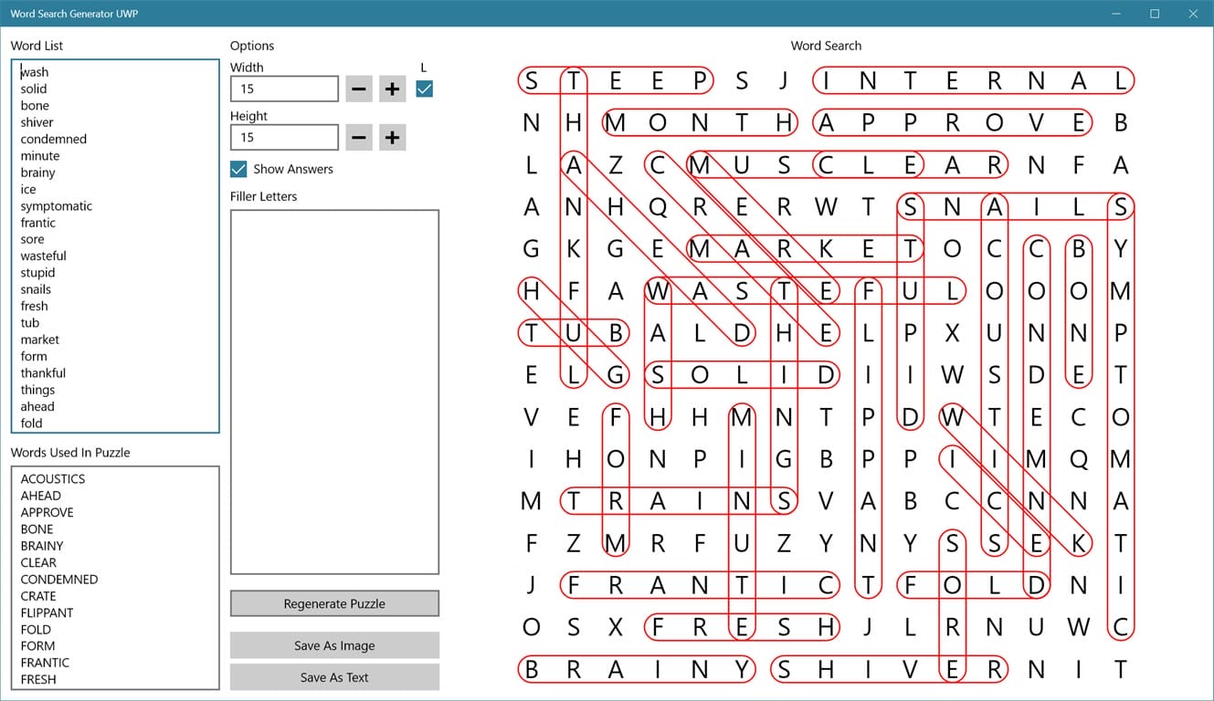 3 Free Word Search Puzzle Makers / Generators / Creators - TangledTech